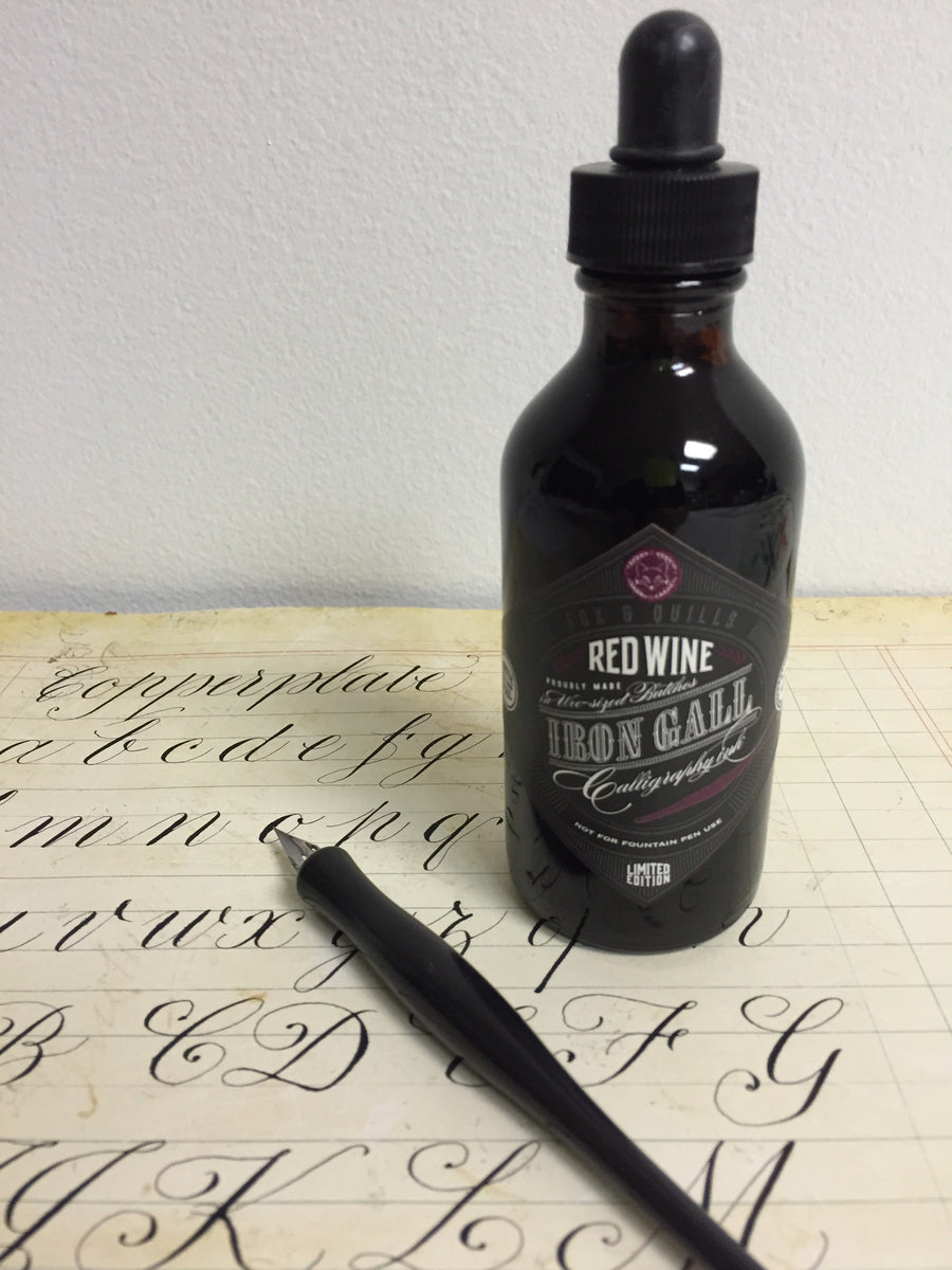 Red Wine - Iron Gall Ink 125ml – East Coast Calligraphy